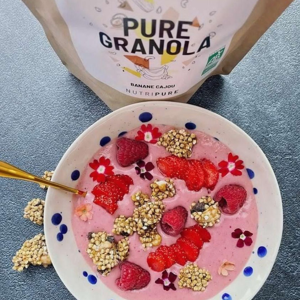 Smoothie Bowl Protéiné aux Fruits Rouges | Nutripure